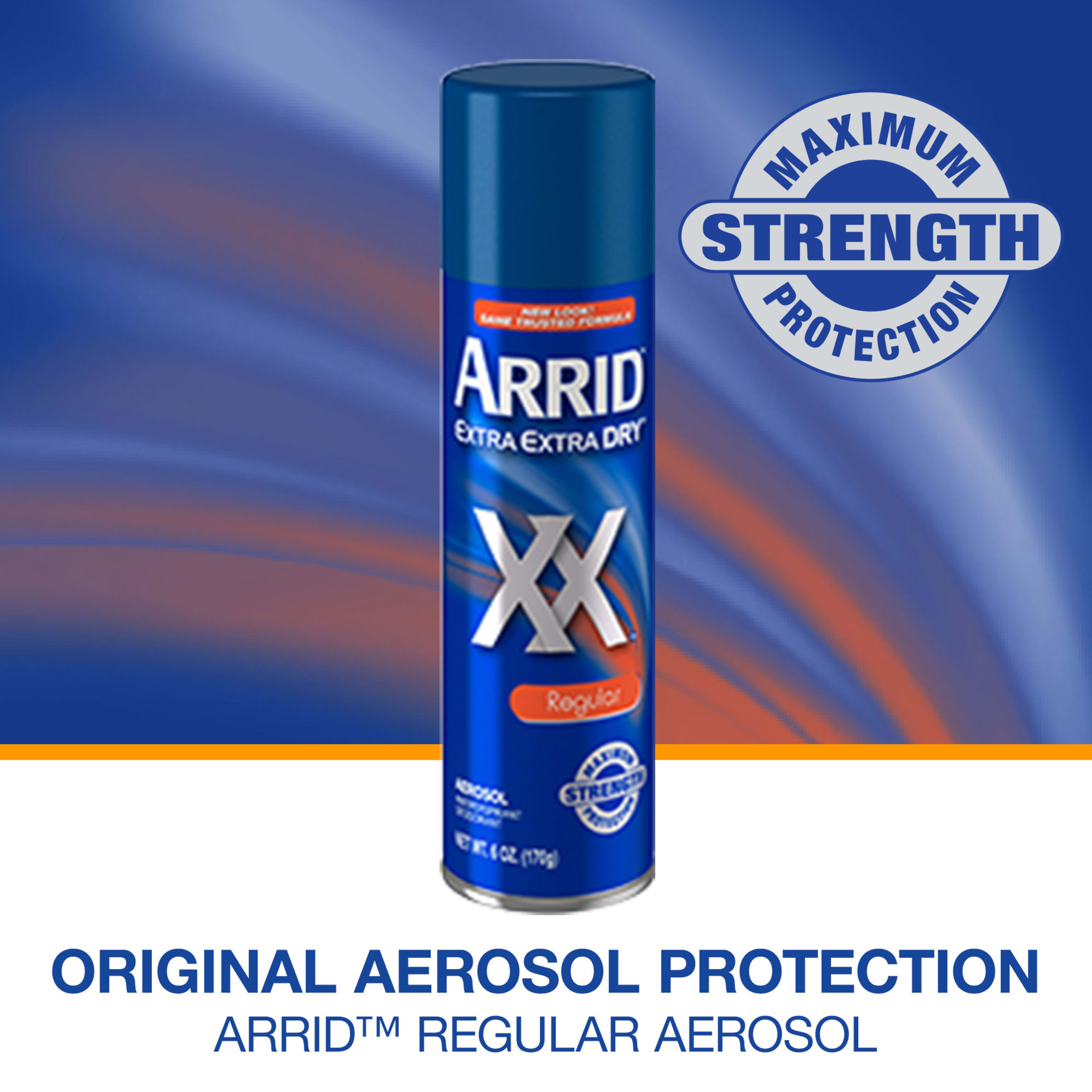 Arrid XX Dry Aerosol Antiperspirant Deodorant, Regular, 4 oz
