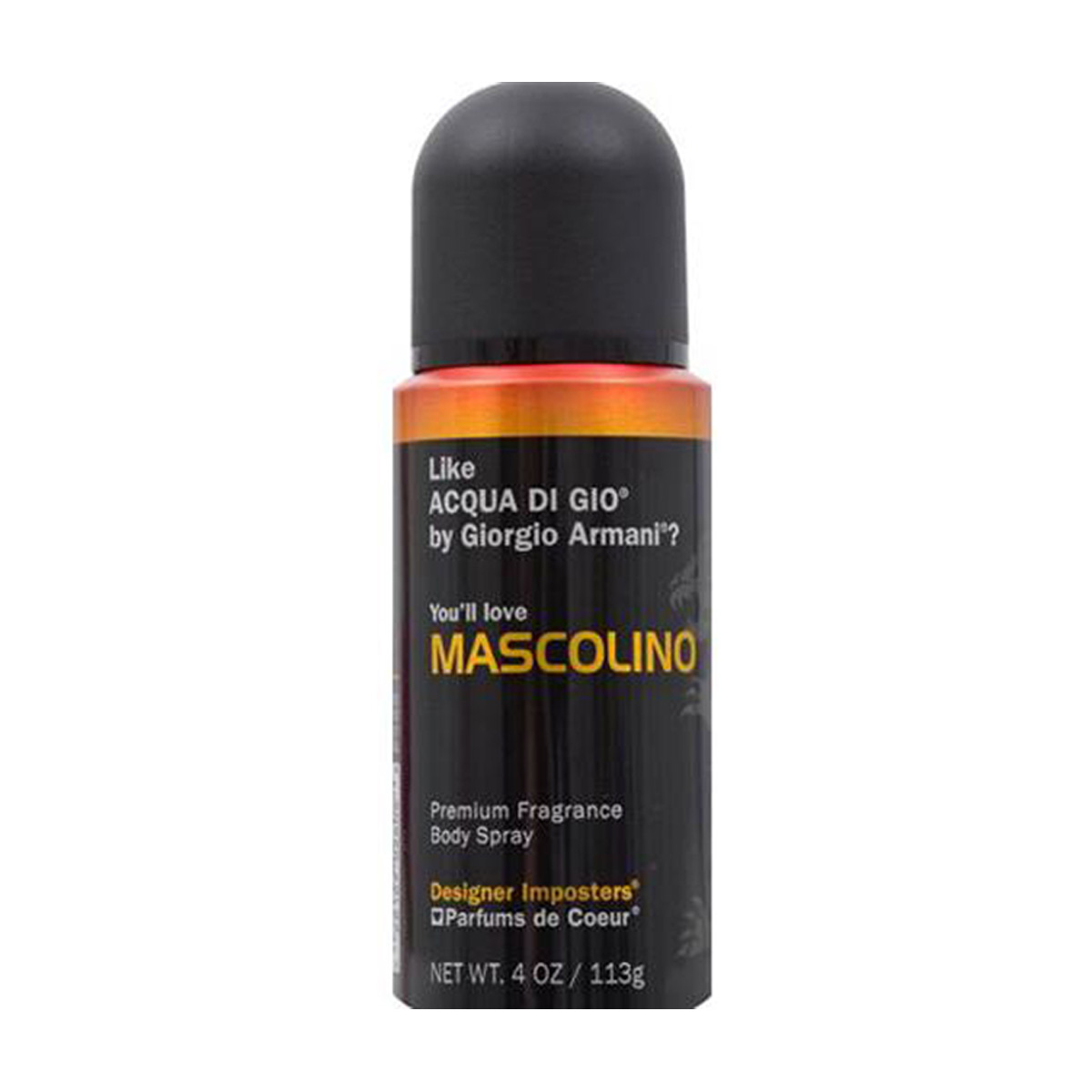Buy Designer Imposters Body Spray, Mascolino - 4 oz from Dollar General ...