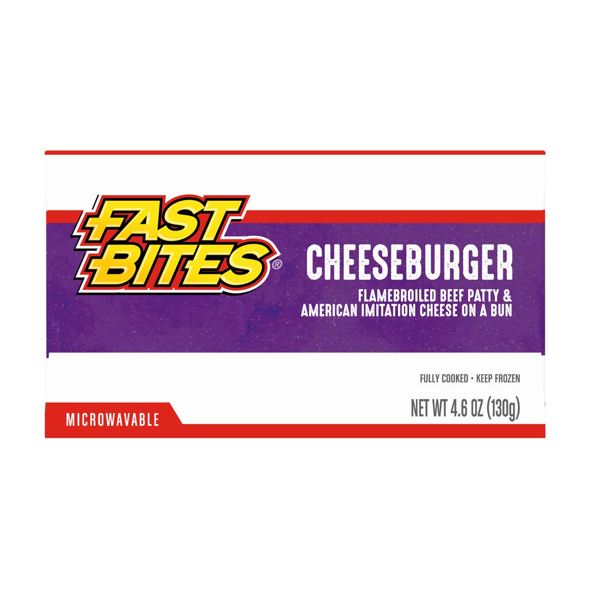 Buy Fast Bites® Flamebroiled Beef Cheeseburger, 4.6 oz (Frozen) from ...