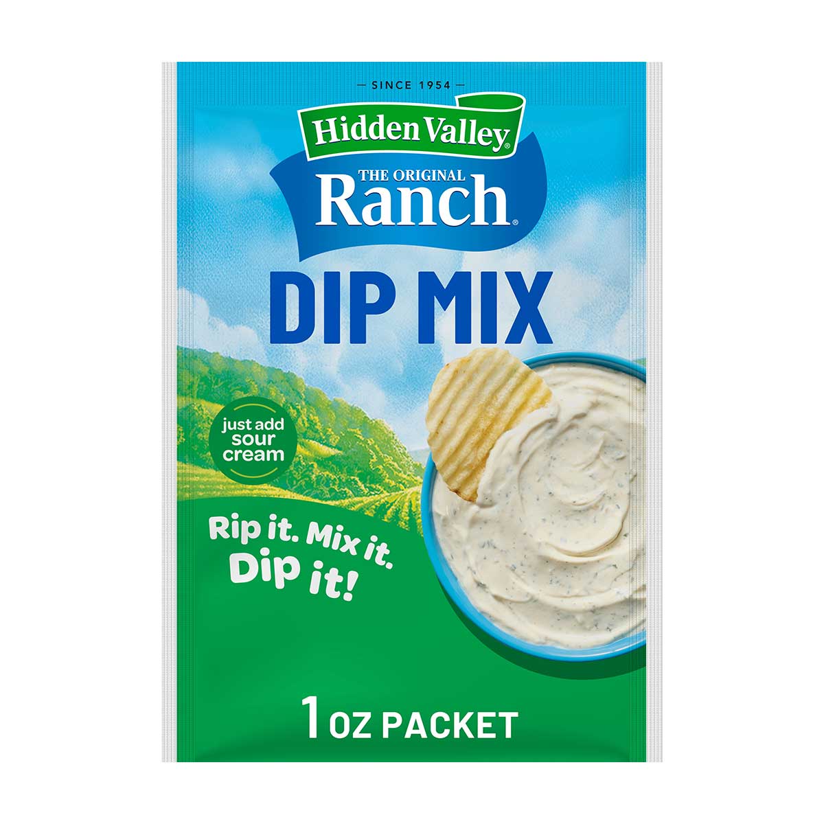 Buy Hidden Valley Original Ranch Dips Mix Packet, 1 oz from Dollar ...