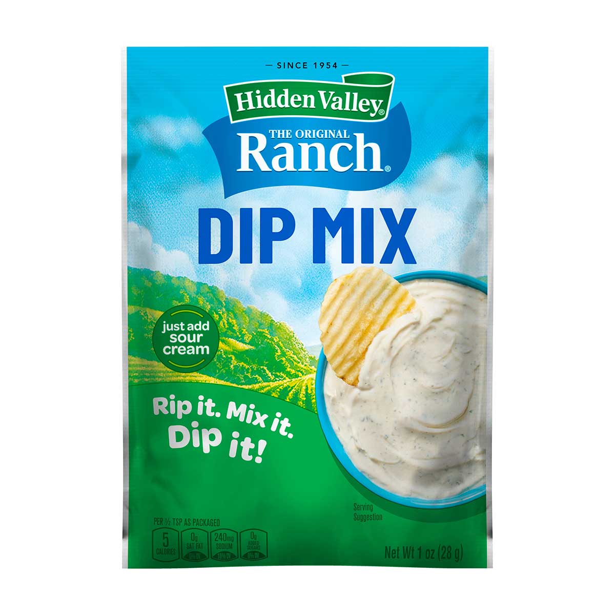 Buy Hidden Valley Original Ranch Dips Mix Packet, 1 oz from Dollar ...
