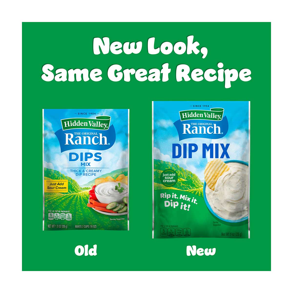 Buy Hidden Valley Original Ranch Dips Mix Packet, 1 oz from Dollar ...