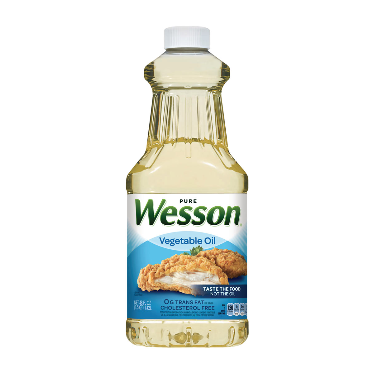 Buy WESSON Pure Vegetable Oil, 48 fl oz from Dollar General - Instore