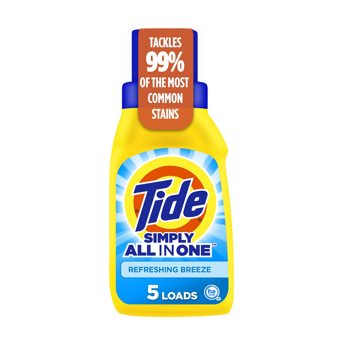 Buy Tide Simply All in One Detergent, Refreshing Breeze, 10 fl oz from ...