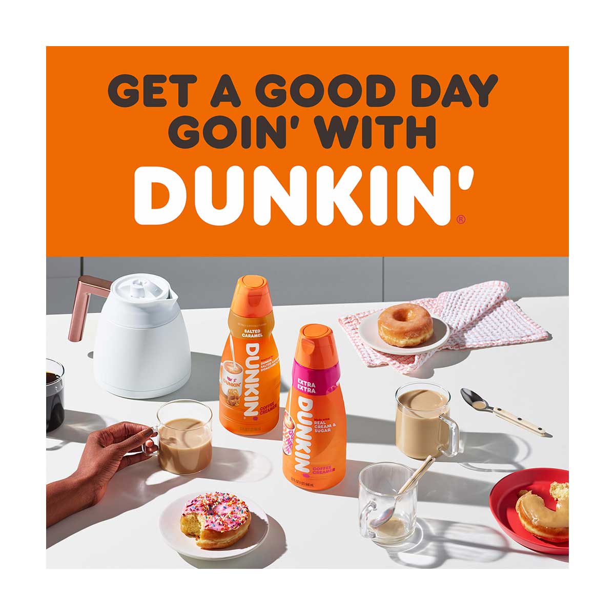 Buy Dunkin' Extra Extra Coffee Creamer, 32 FL OZ Bottle from Dollar ...
