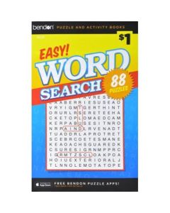 Bendon Easy Word Search Puzzle and Activity Book