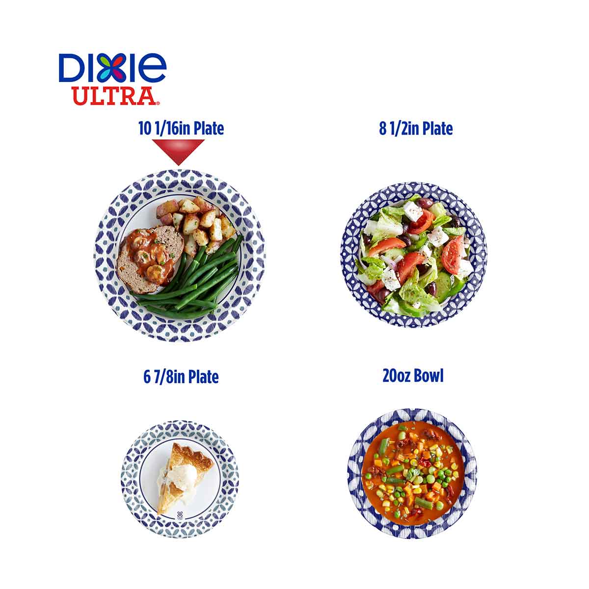 Buy Dixie Ultra Paper Plates, 20 ct from Dollar General - Instore