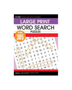 Bendon Large Print Word Search Puzzle Book - Assorted