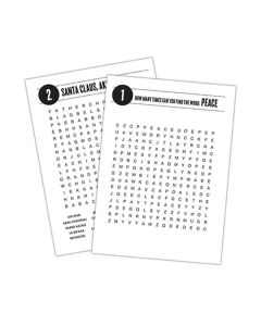 Bendon Large Print Word Search Puzzle Book - Assorted