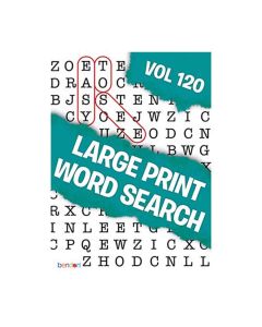 Bendon Large Print Word Search Puzzle Book - Assorted