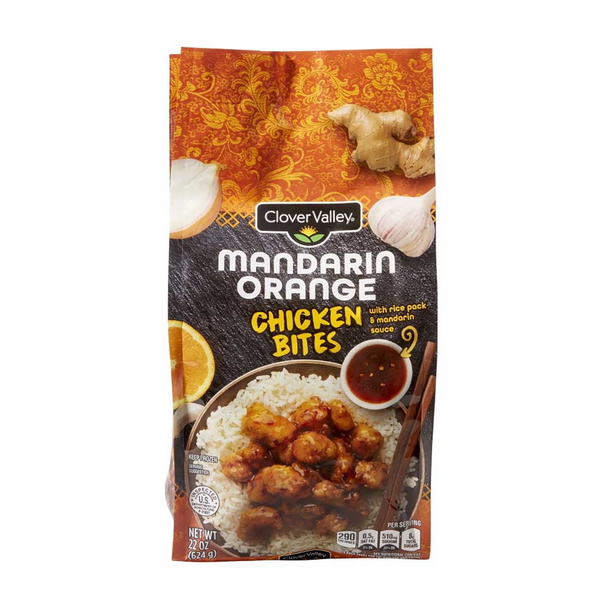 Buy Clover Valley Mandarin Orange Chicken Bites with Rice, 1 ct from ...
