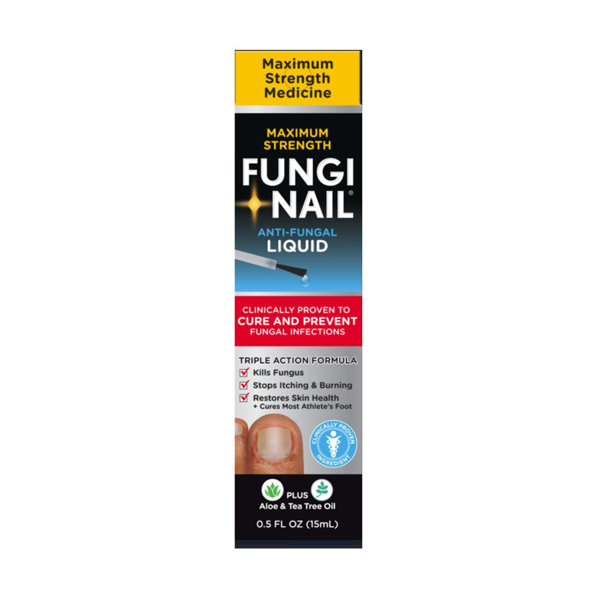 Buy Fungi-Nail Maximum Strength Anti-Fungal Liquid, 1 fl oz from Dollar ...