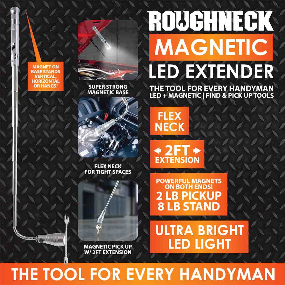 Buy Roughneck Magnetic LED Extender, Assorted from Dollar General ...