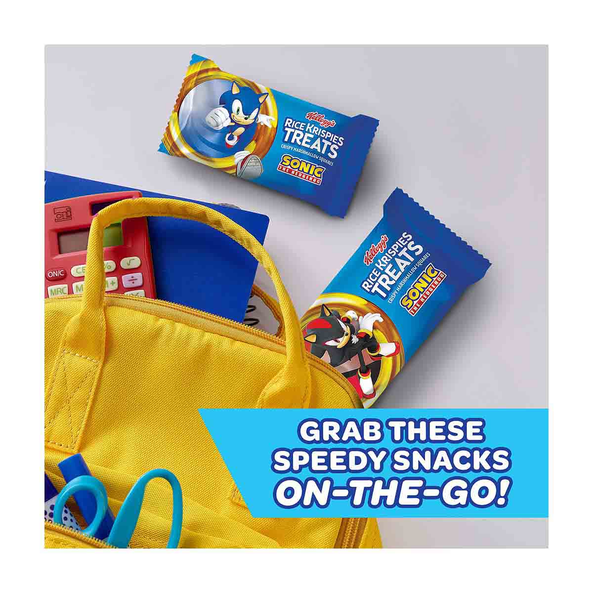 Buy Rice Krispies Treats Crispy Marshmallow Squares Sonic and Shadow ...