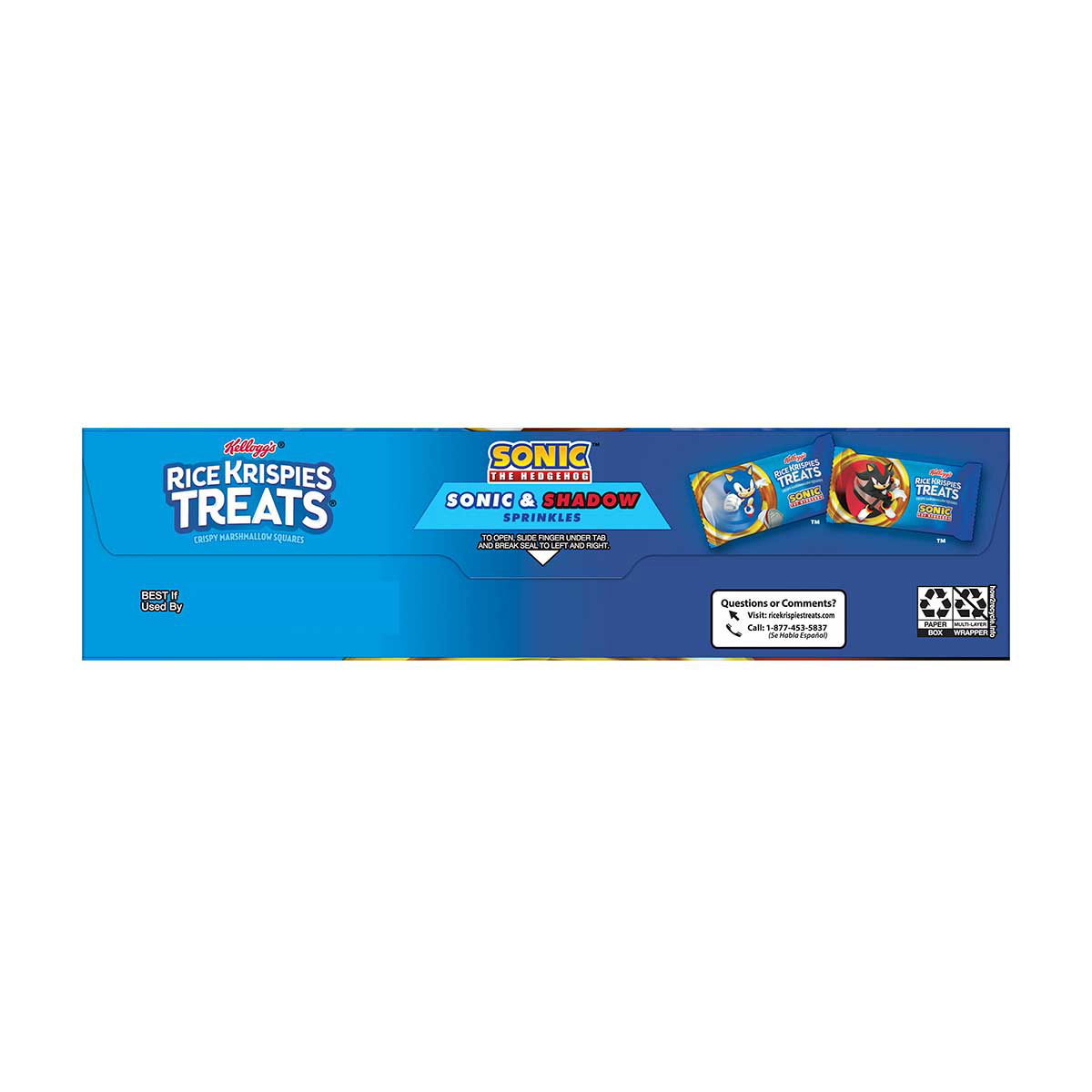 Buy Rice Krispies Treats Crispy Marshmallow Squares Sonic and Shadow ...